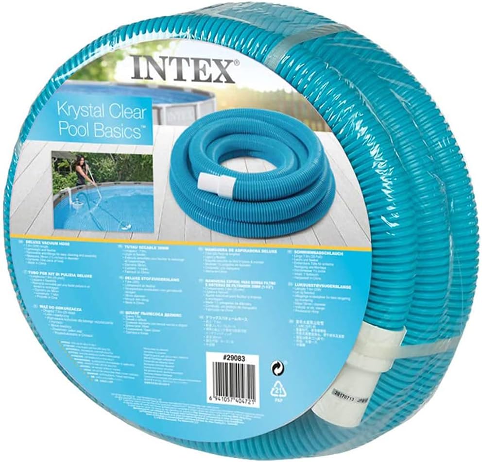 Tuyau aspirateur Plastique Intex 7M60 Secable - 38 mm 29083 - Piscine ...